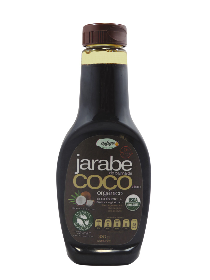 Jarabe de palma de coco(sin gluten) 330gr. - Tienda Orgánica