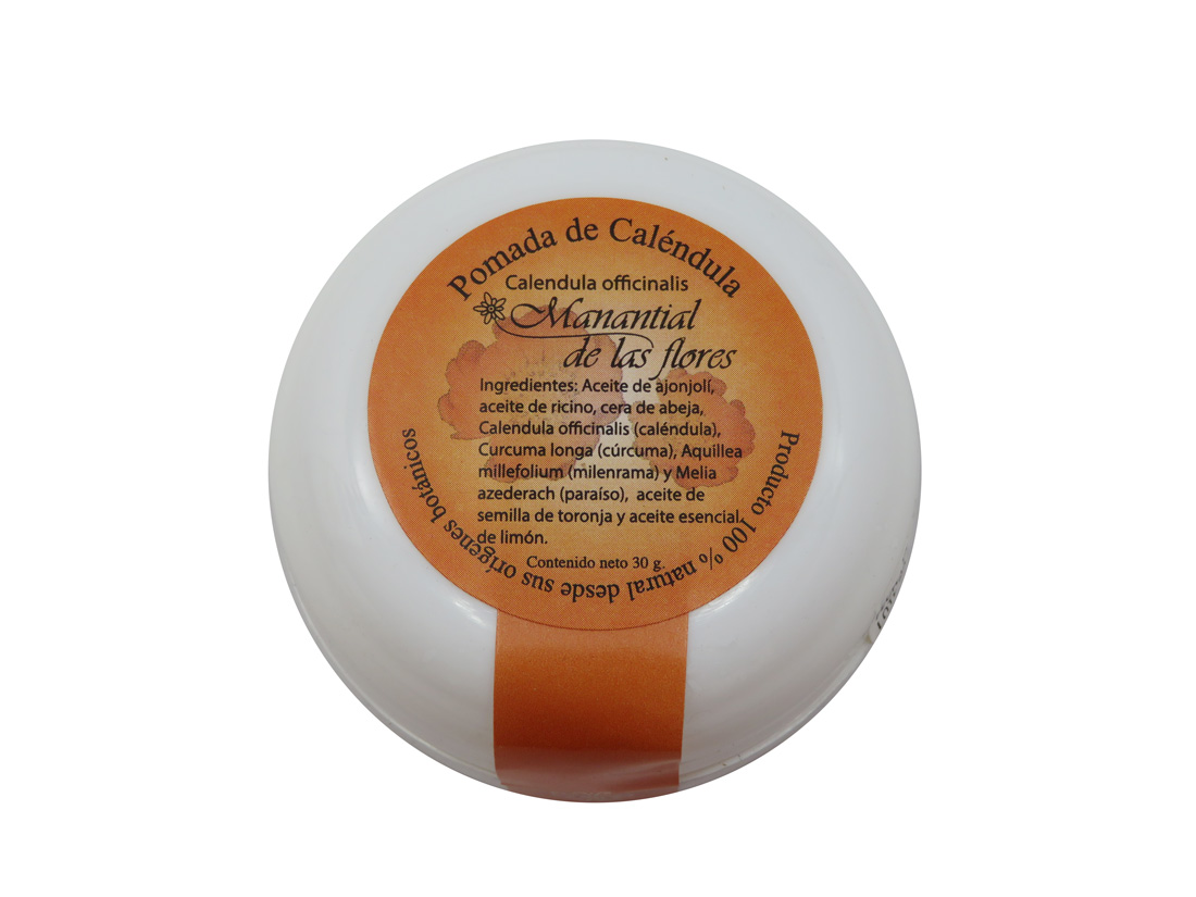 Pomada de Caléndula 30gr (piquetes mosco, cicatrices) - Tienda Orgánica