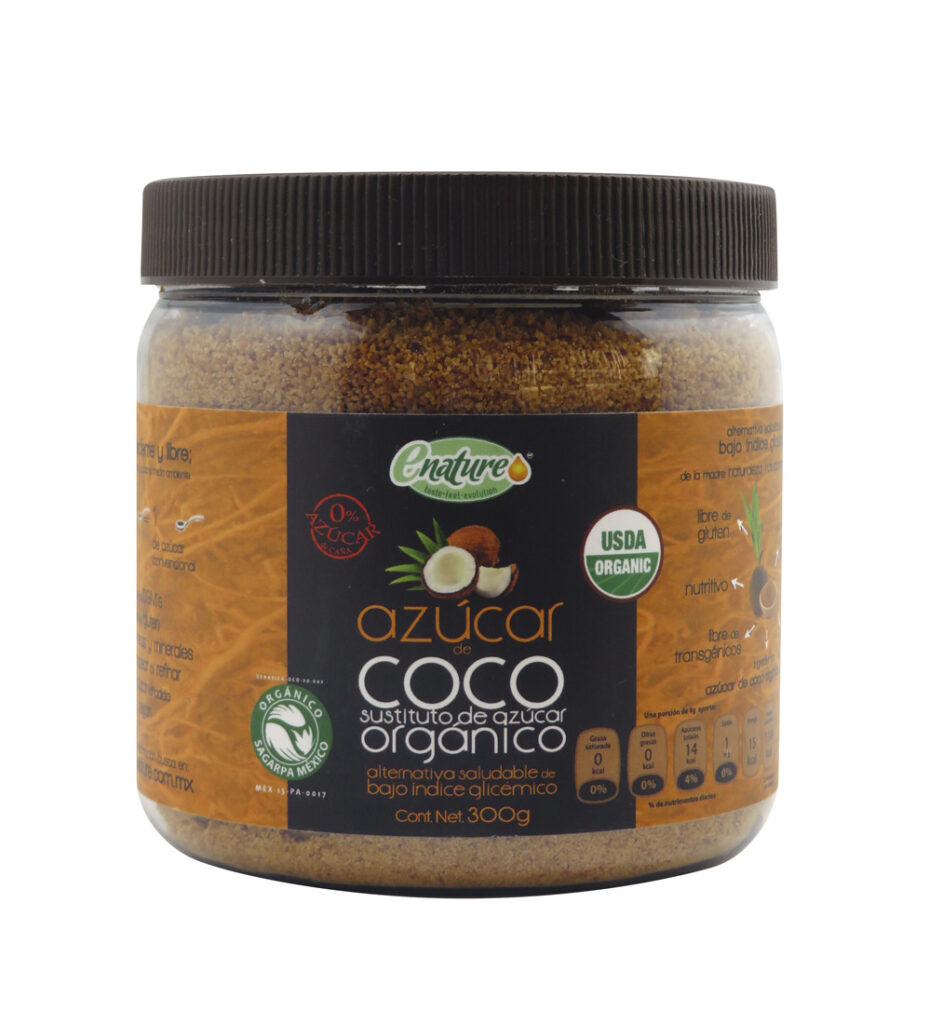 Azúcar palma de Coco orgánica canela (sin gluten,vegan) 300gr. - Tienda ...